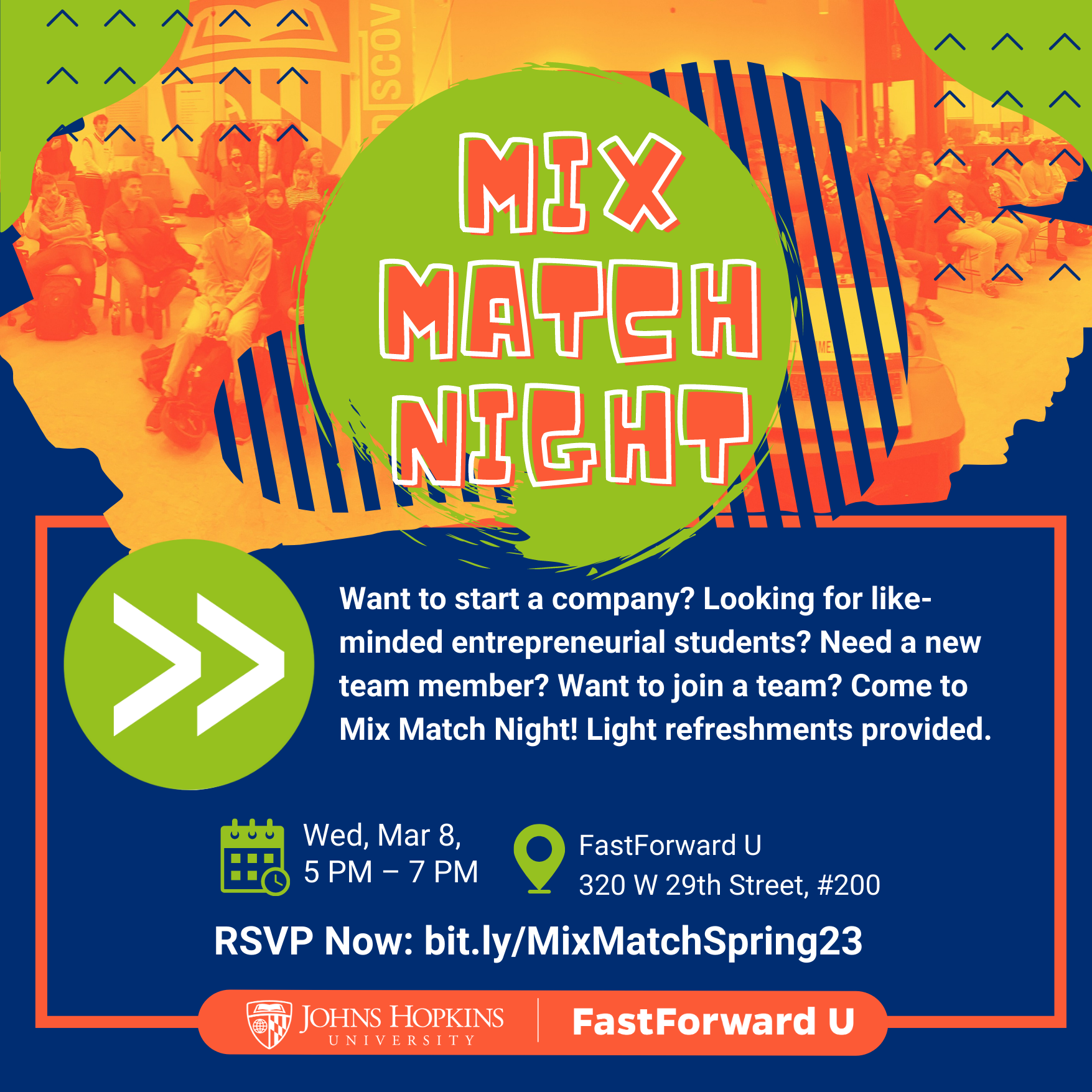 FastForward U Mix/Match Night - Johns Hopkins Technology Ventures