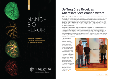 Johns Hopkins Institute for NanoBioTechnology’s Annual Report ...